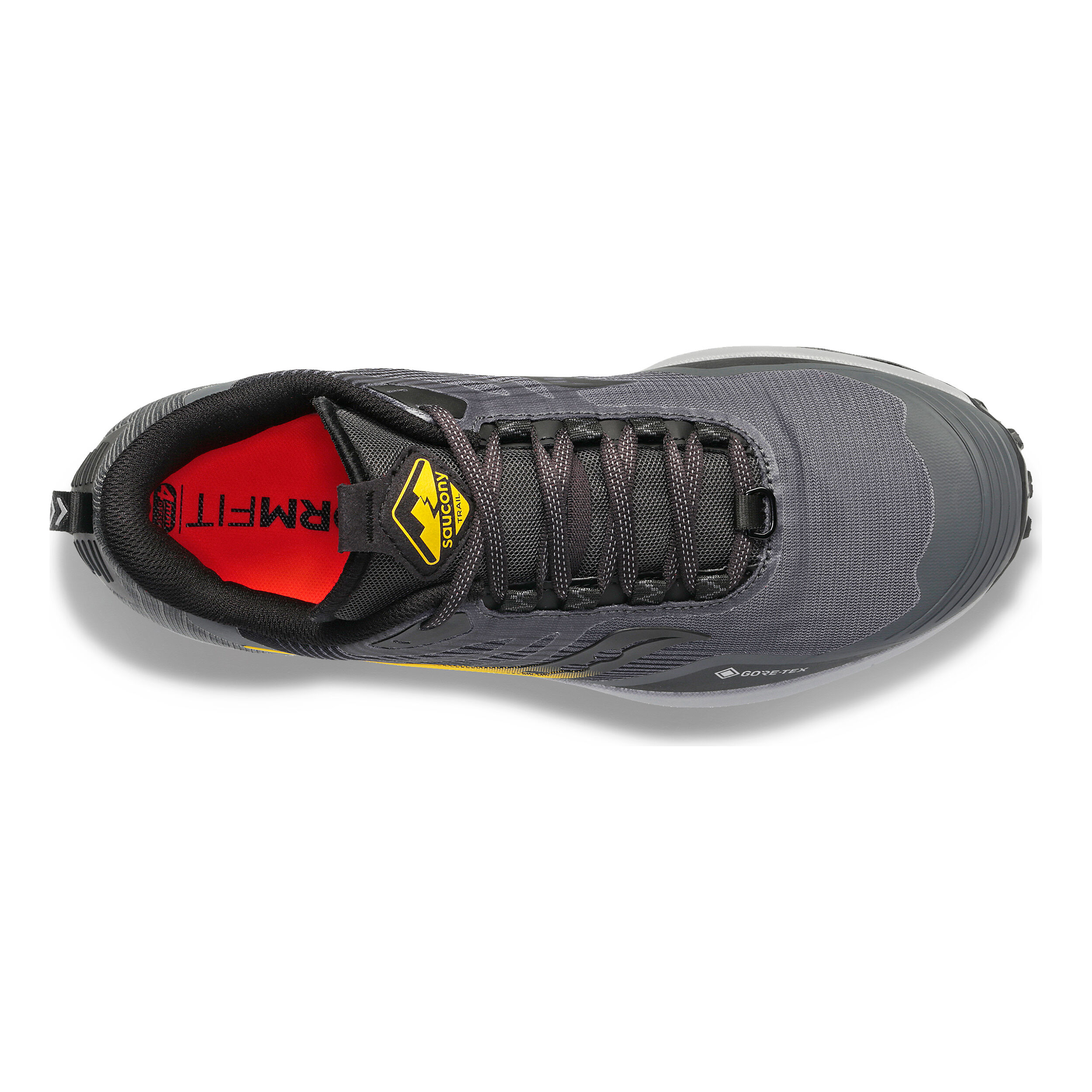 Buy Saucony Peregrine 12 GTX Trail Running Shoe Men Grey Gold online Running Point UK