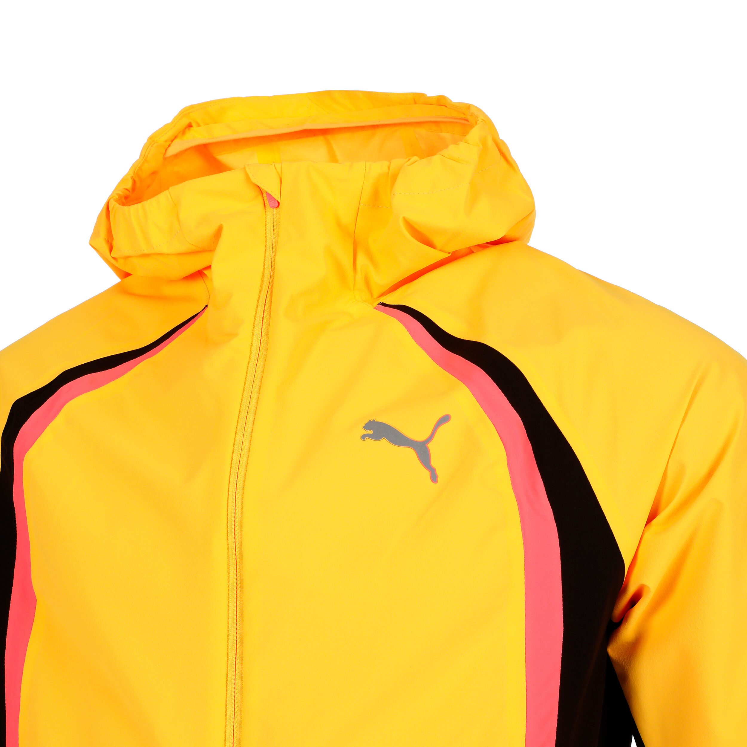 Orange puma jacket store
