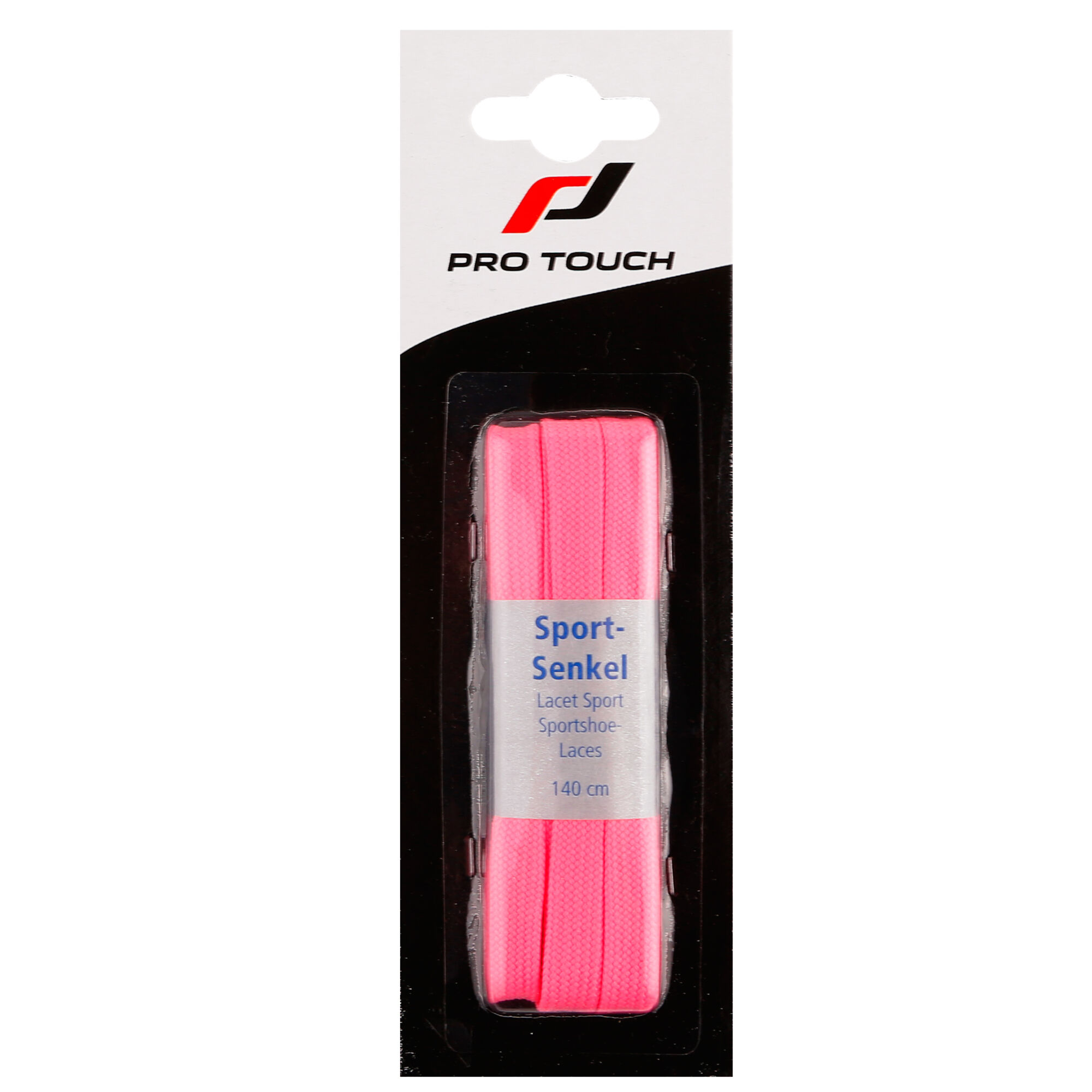 Buy Pro Touch Shoelaces 140cm Flat Pink online | Running Point UK