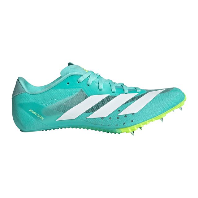 Buy adidas Sprintstar Spike Shoes Neon Green, Black online | Running ...